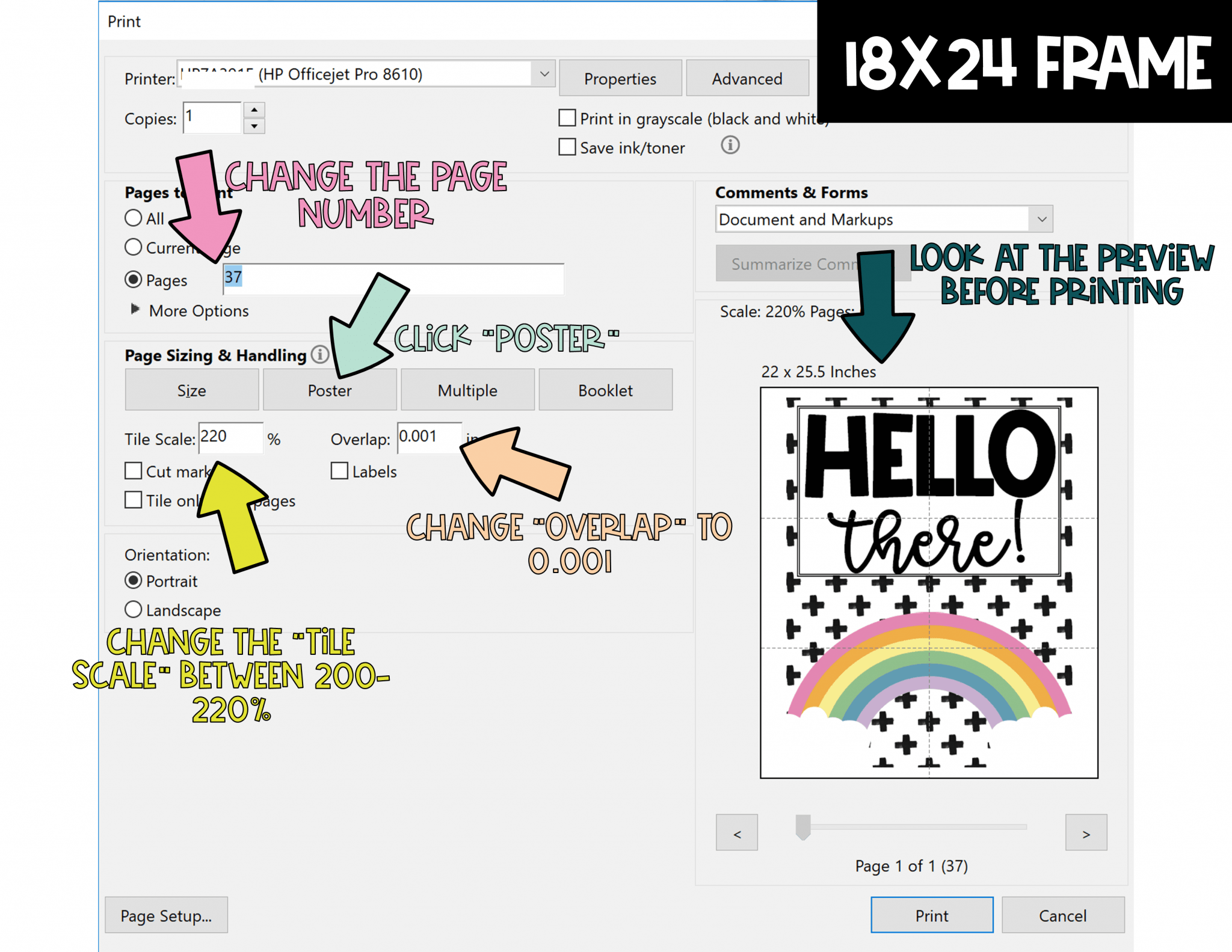 How to Easily Print Classroom Posters | Confetti & Creativity