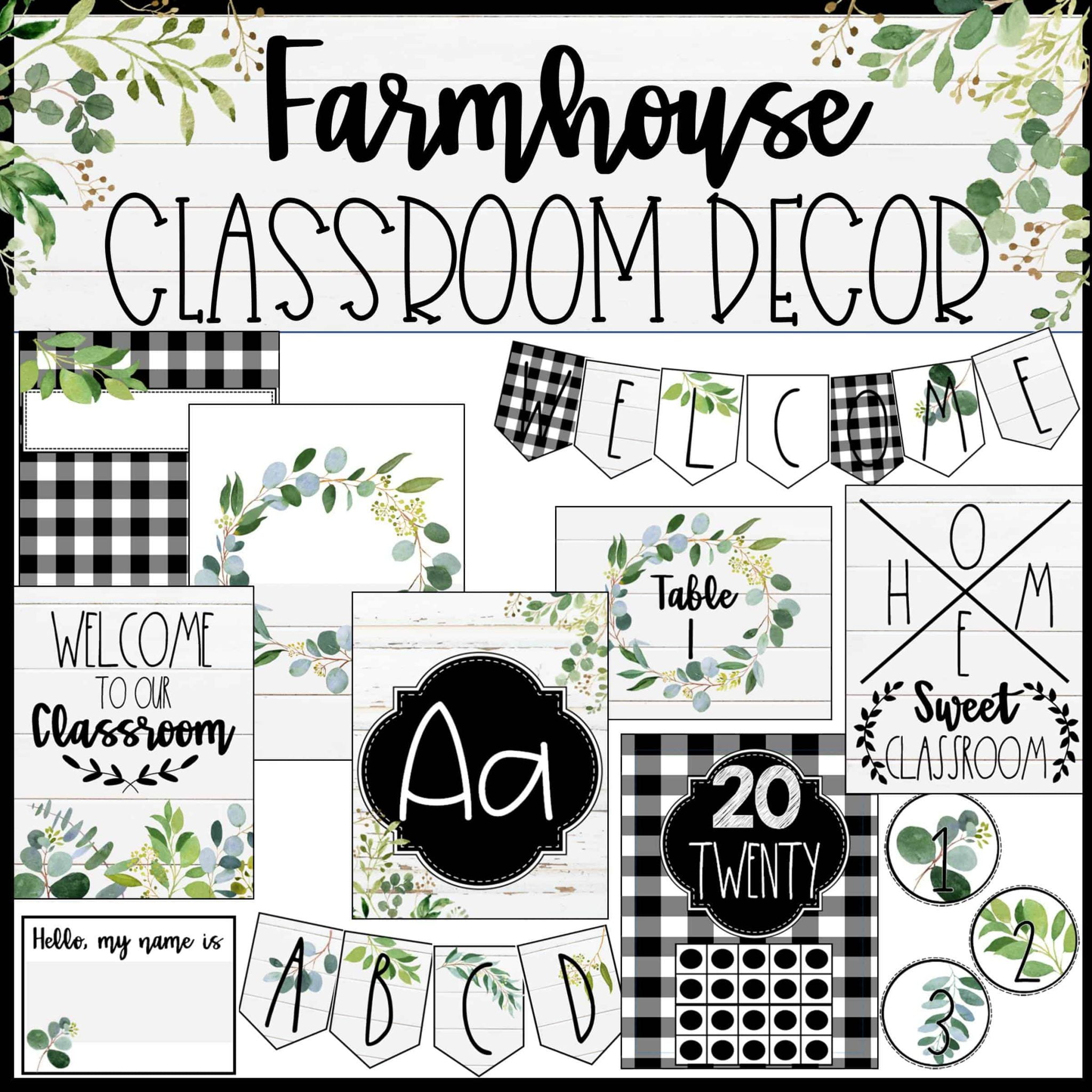 8 Farmhouse Classroom Essentials | Confetti & Creativity