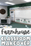 A Gorgeous Floral Farmhouse Classroom Makeover | Confetti & Creativity