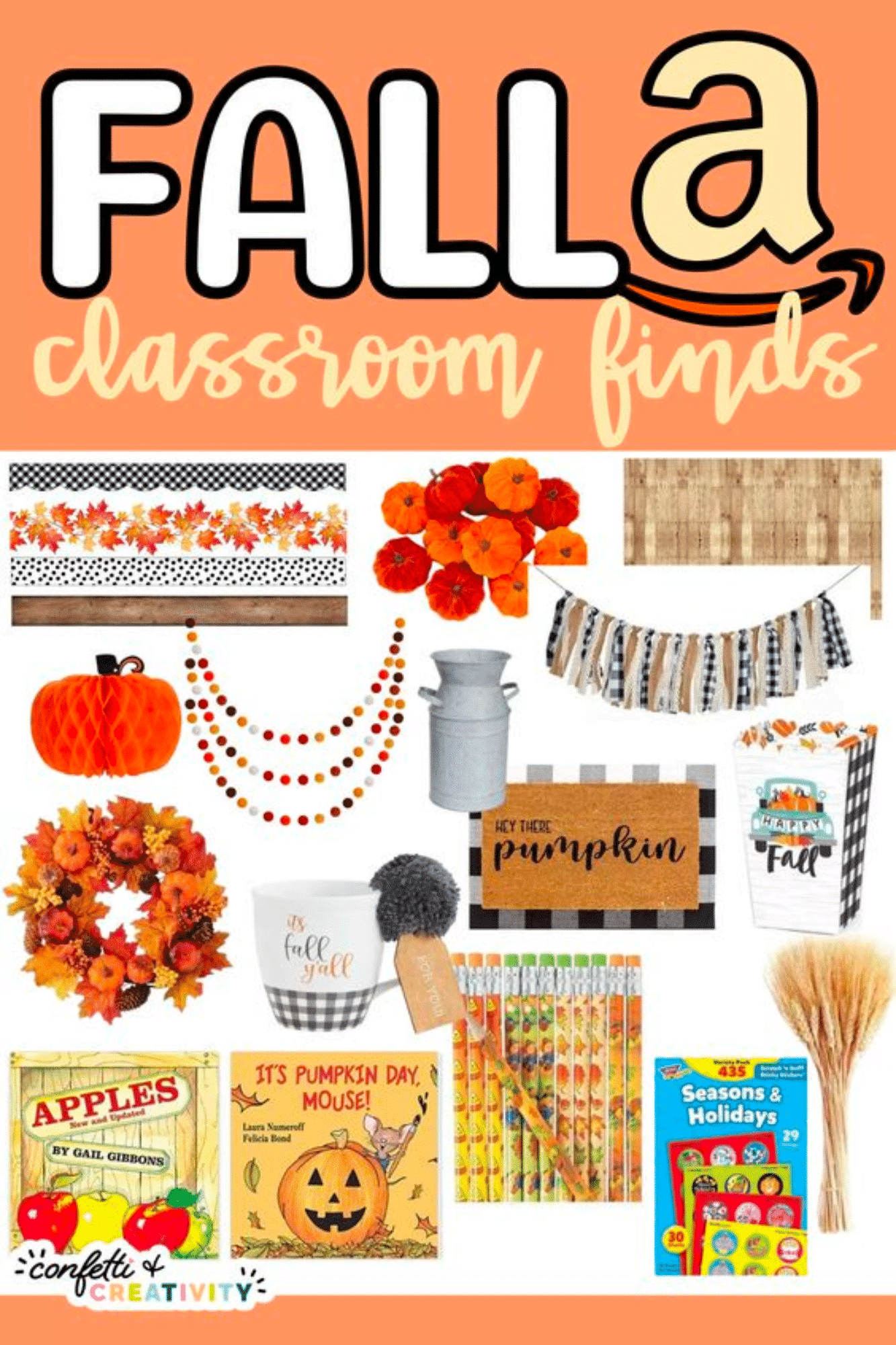 28 Amazing Amazon Fall Classroom Decorations and Goodies | Confetti ...