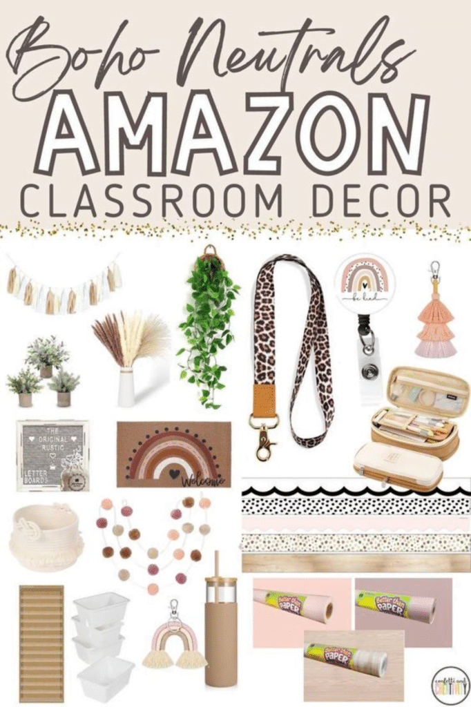 Amazing Amazon Boho Classroom Decor | Confetti & Creativity