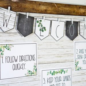 Modern Farmhouse Classroom Decor Bundle | Confetti & Creativity