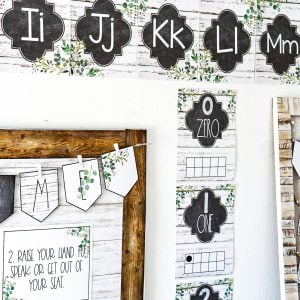 Modern Farmhouse Classroom Decor Bundle | Confetti & Creativity