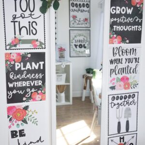 Farmhouse Floral Classroom Decor Bundle | Confetti & Creativity