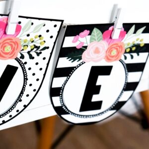 Farmhouse Floral Classroom Decor Bundle | Confetti & Creativity