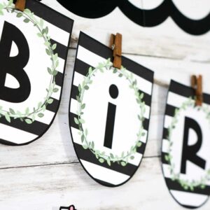 Farmhouse Floral Classroom Decor Bundle | Confetti & Creativity