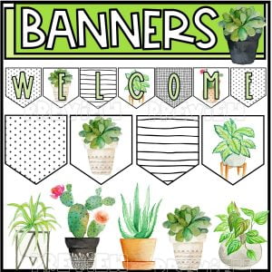 Plant Classroom Decor Bundle | Confetti & Creativity