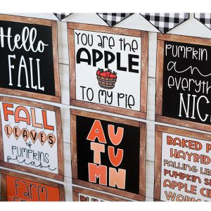 Farmhouse Holiday Decor Posters Bundle | Confetti & Creativity