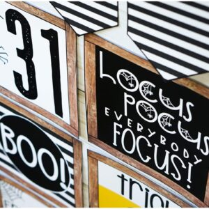 Farmhouse Halloween Decor Posters | Confetti & Creativity