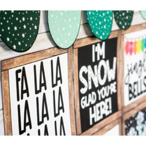 Farmhouse Christmas and Winter Holiday Posters | Confetti & Creativity