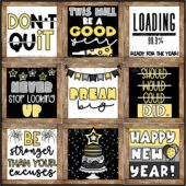 Farmhouse New Years Decor Posters | Confetti & Creativity