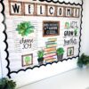 Farmhouse Distance Learning Backdrop Decor | Confetti & Creativity