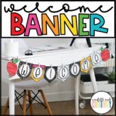 Bright Vintage Vibes Welcome Banners | Confetti & Creativity