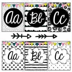 Bold Brights Alphabet | Confetti & Creativity