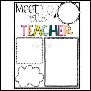 Bold Brights EDITABLE Meet the Teacher Form | Confetti & Creativity