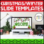 Christmas and Winter Holiday Google Slides Template | Distance Learning ...