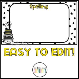 New Years Holiday Google Slides Template | Distance Learning | Confetti ...