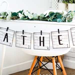 Modern Farmhouse Scrabble Letters | Confetti & Creativity