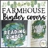Modern Farmhouse Binder Covers | Confetti & Creativity