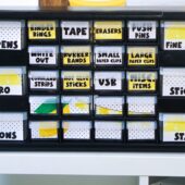 Lemon Farmhouse Teacher Toolbox Labels | Confetti & Creativity