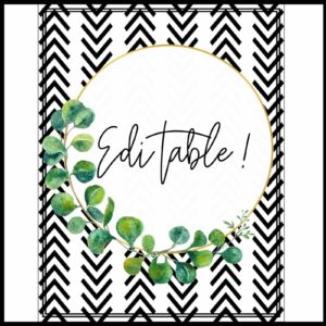 Boho Farmhouse Binder Covers and Spines | Confetti & Creativity