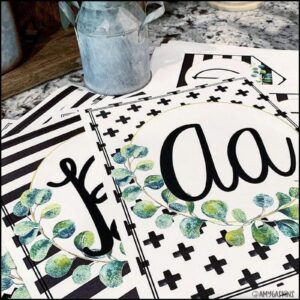 Boho Farmhouse Alphabet Posters | Confetti & Creativity
