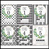 Boho Farmhouse Numbers 0-20 Ten Frames | Confetti & Creativity