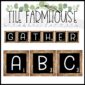 Tile Farmhouse Scrabble Letters | Confetti & Creativity