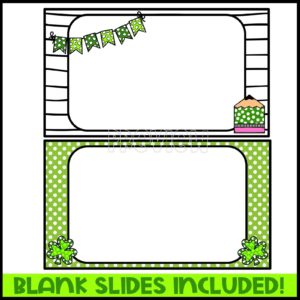 St. Patrick's Day Holiday Google Slides Template | Distance Learning ...