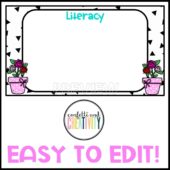 Spring Holiday Google Slides Template | Distance Learning | Confetti ...