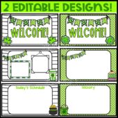 St. Patrick's Day Holiday Google Slides Template | Distance Learning ...