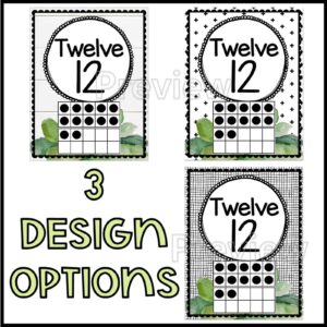 Plant Numbers 0-20 with Ten Frames | Confetti & Creativity