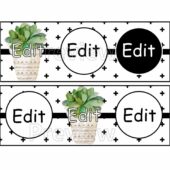 Plant Number Line 0-200 | Confetti & Creativity
