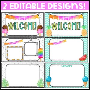 Summer Holiday Google Slides Template | Distance Learning | Confetti ...