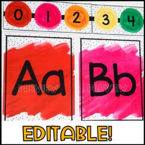 Watercolor Alphabet Posters | Confetti & Creativity