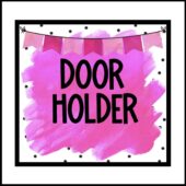 Watercolor Job Cards and Banner | Confetti & Creativity