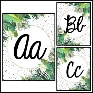Tropical Alphabet Posters | Confetti & Creativity