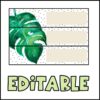 Tropical Editable 10 Drawer Cart Labels | Confetti & Creativity
