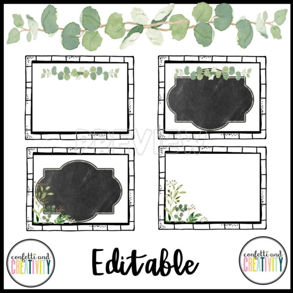 Modern Farmhouse Labels | Confetti & Creativity