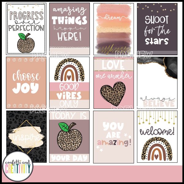 Boho Neutral Quotes | Confetti & Creativity