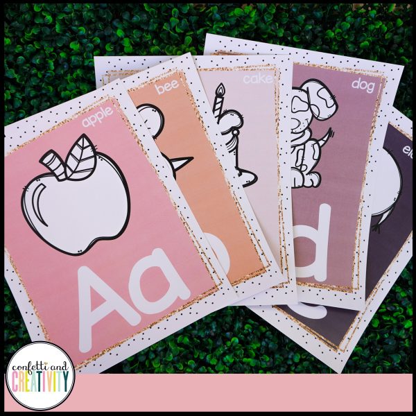 Boho Neutral Primary Alphabet | Confetti & Creativity