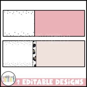 Boho Neutral Schedule Cards | Confetti & Creativity