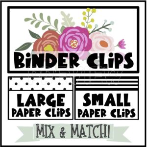 Farmhouse Floral Teacher Toolbox Labels | Confetti & Creativity