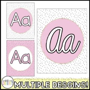 Pastel Alphabet Posters | Confetti & Creativity