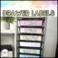 Pastel Editable 10 Drawer Cart Labels | Confetti & Creativity