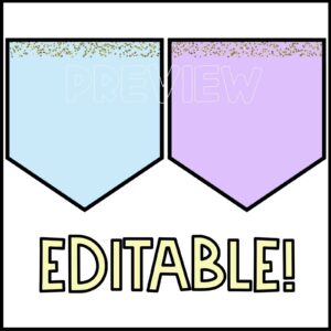 Pastel Alphabet Banner | Confetti & Creativity