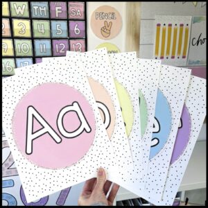 Pastel Alphabet Posters | Confetti & Creativity