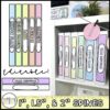 Pastel Editable Binder Covers & Spines | Confetti & Creativity