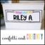 Pastel Desk Name Plates | Confetti & Creativity