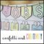 Pastel Job Cards and Banner | Confetti & Creativity